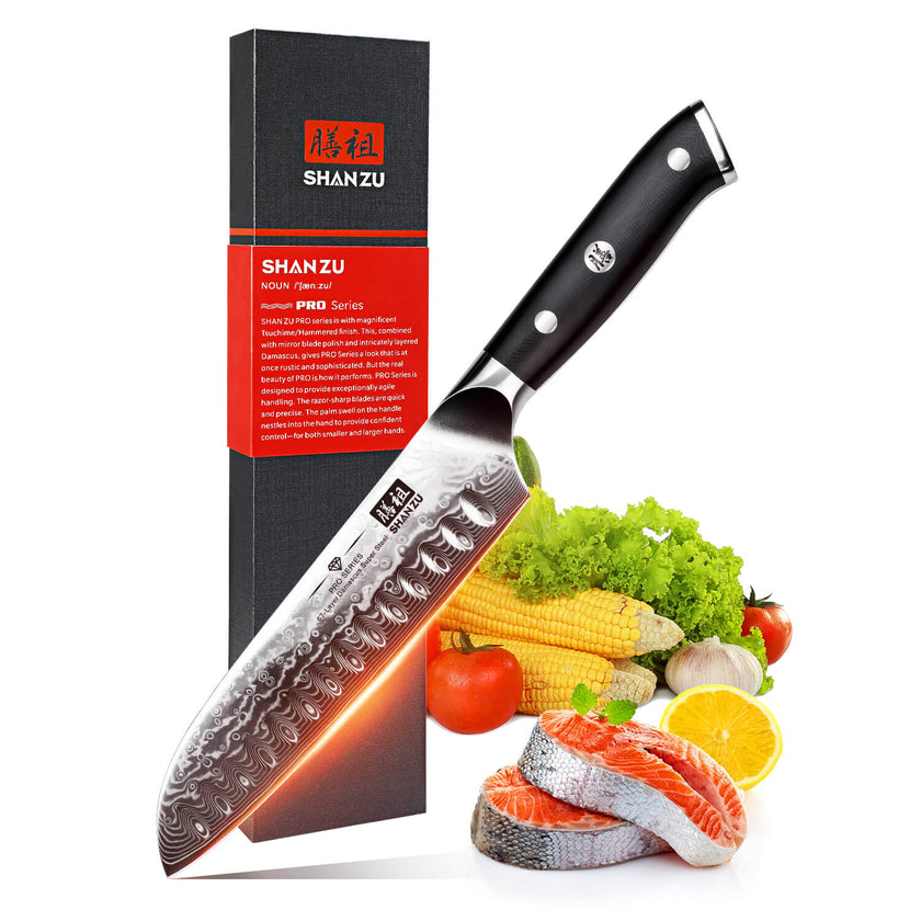 SHANZU | Damascus lead kitchen knife – SHAN ZU