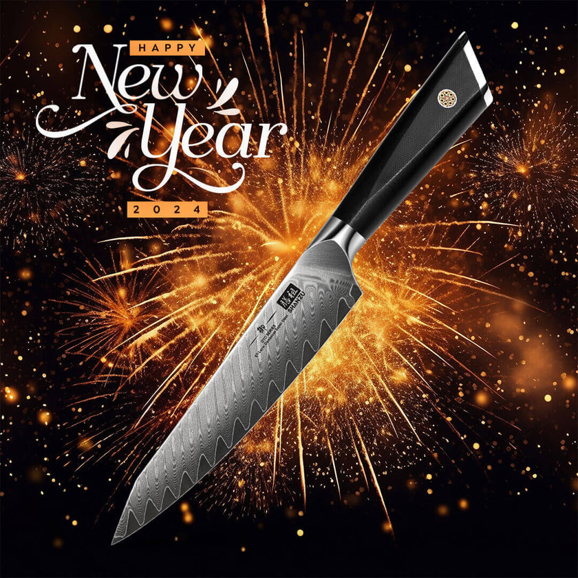 SHANZU | Damascus lead kitchen knife – SHAN ZU