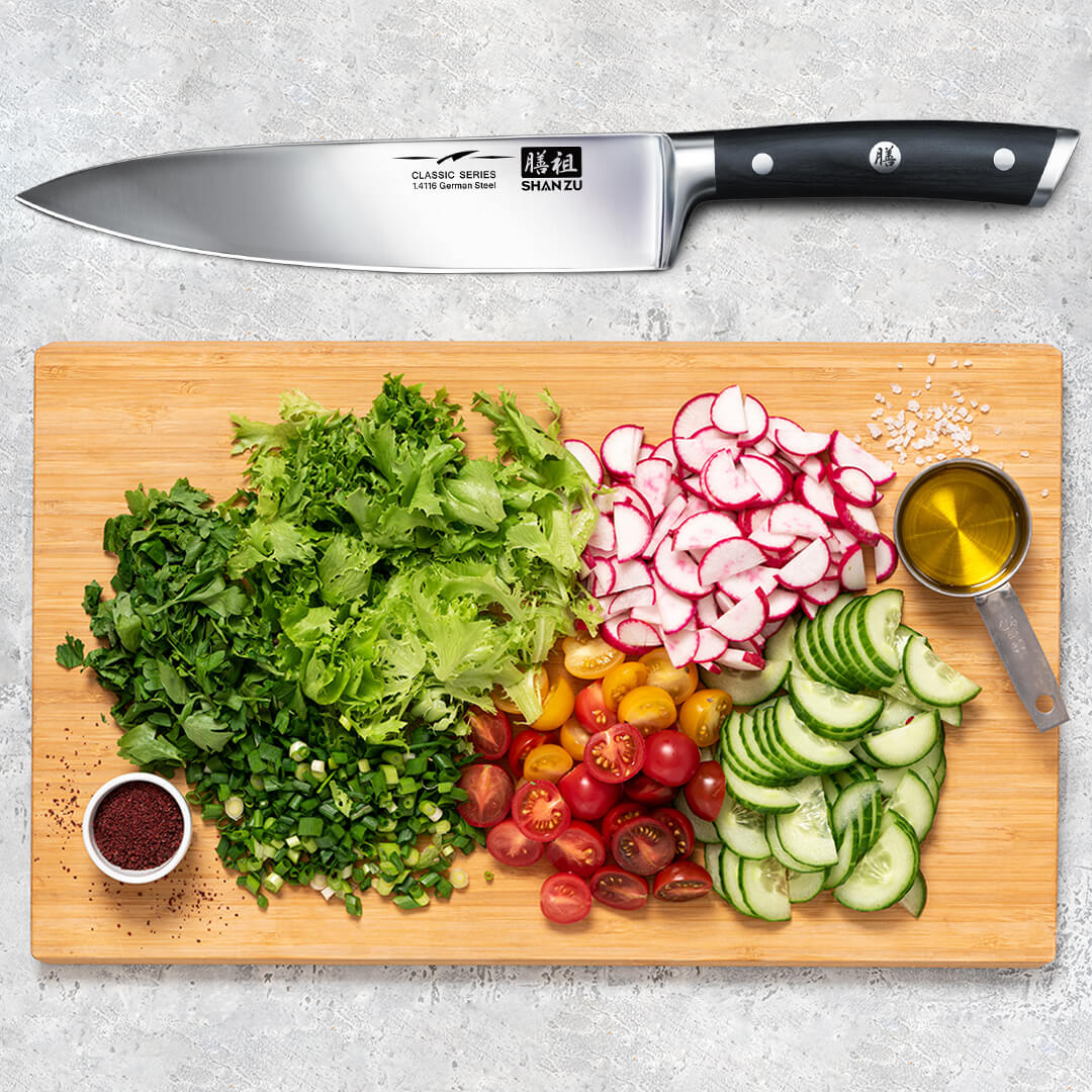 Cuchillo de chef clásico 8" - Cuchillo de chef de calidad profesional ...