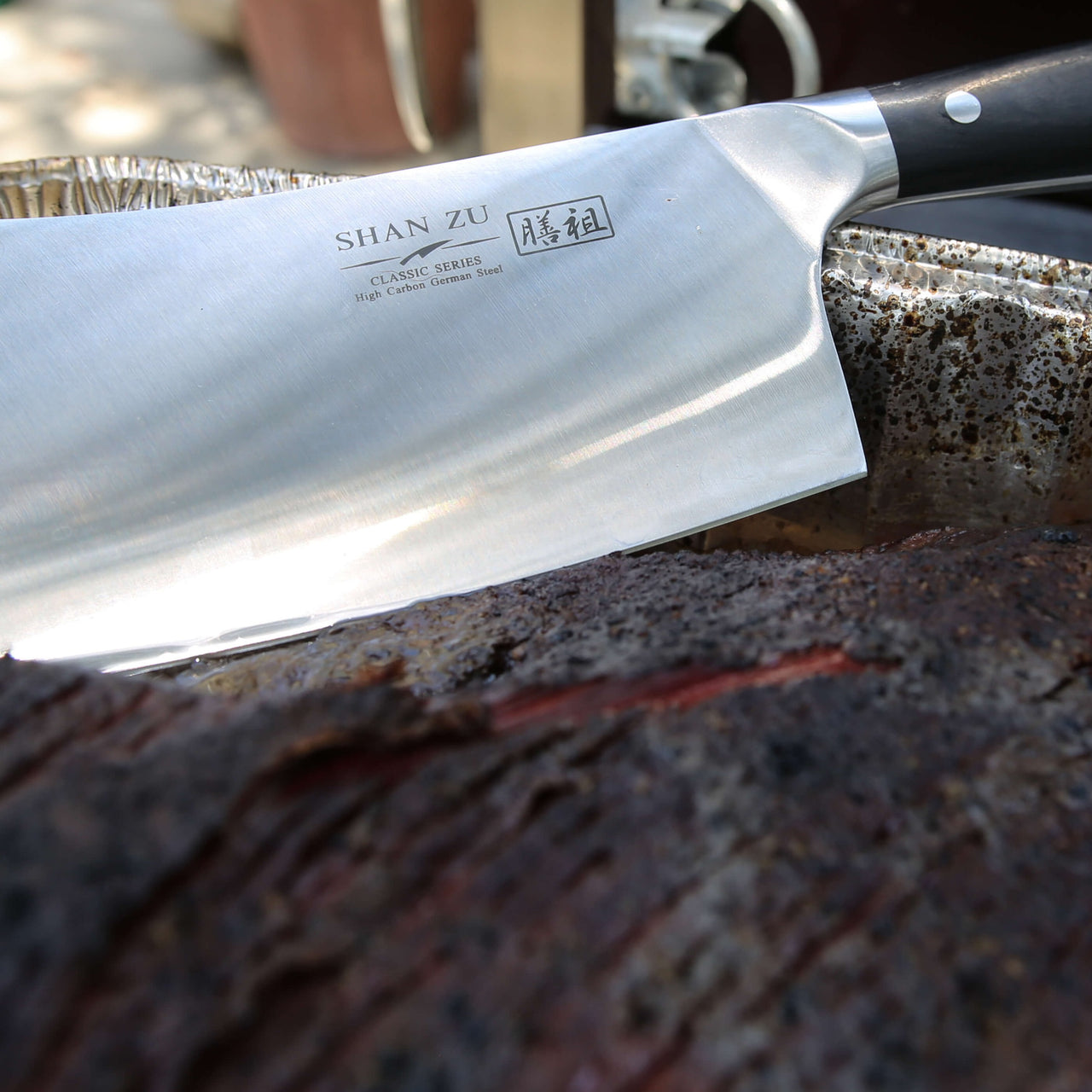 SHAN ZU 7" Cleaver Knife - High Carbon Steel Cleaver Knife - Shan Zu ...